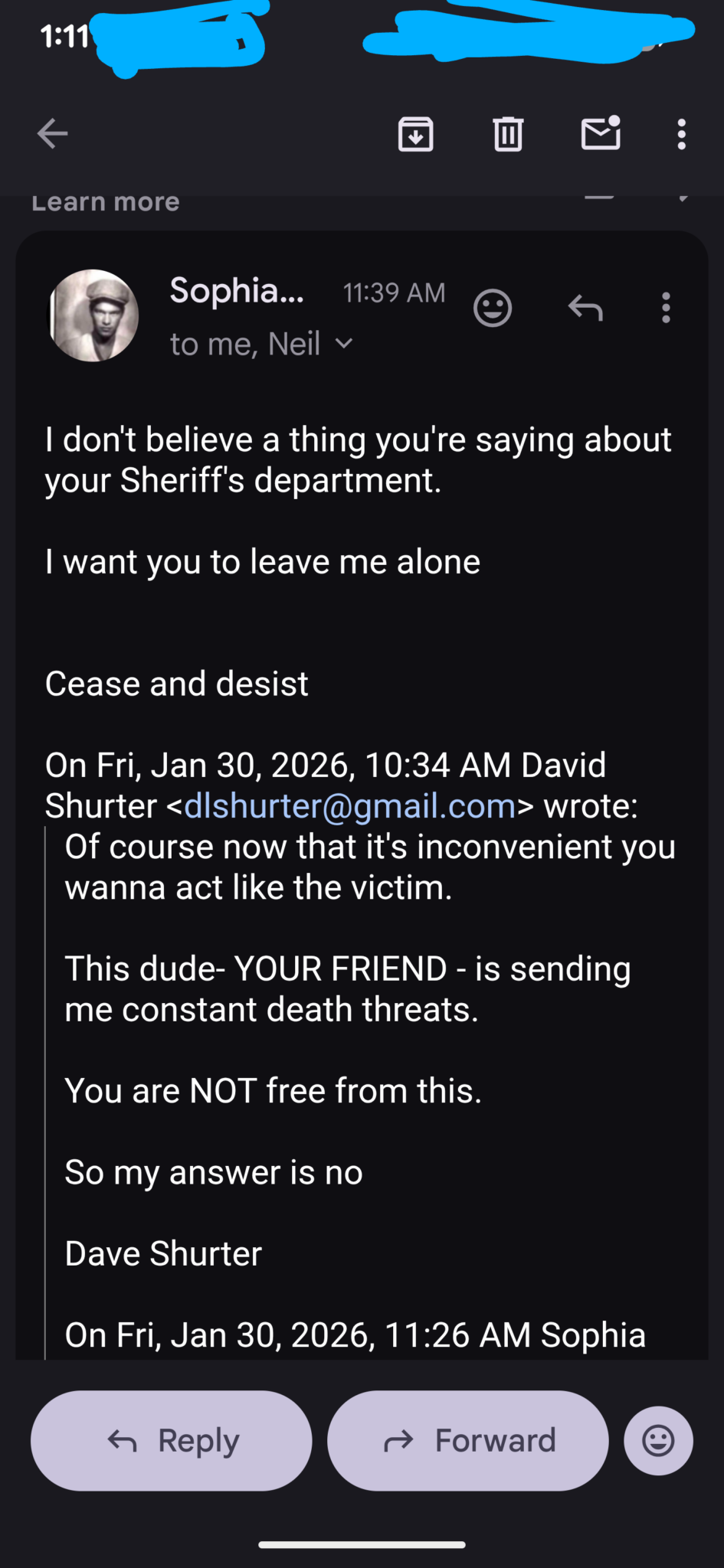 Death Threats from “Johnny Dub” aka Lucien Greaves founder of the ...