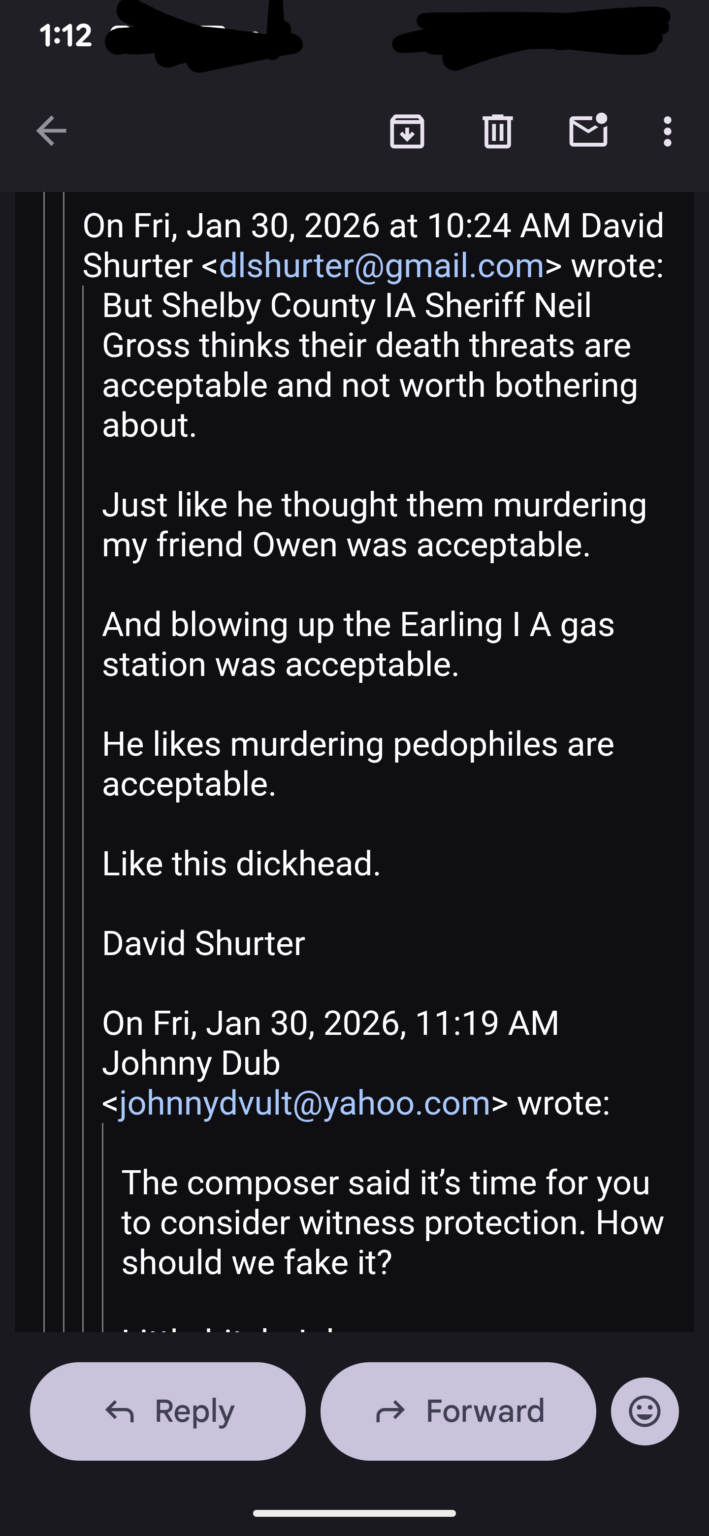 Death Threats from “Johnny Dub” aka Lucien Greaves founder of the ...