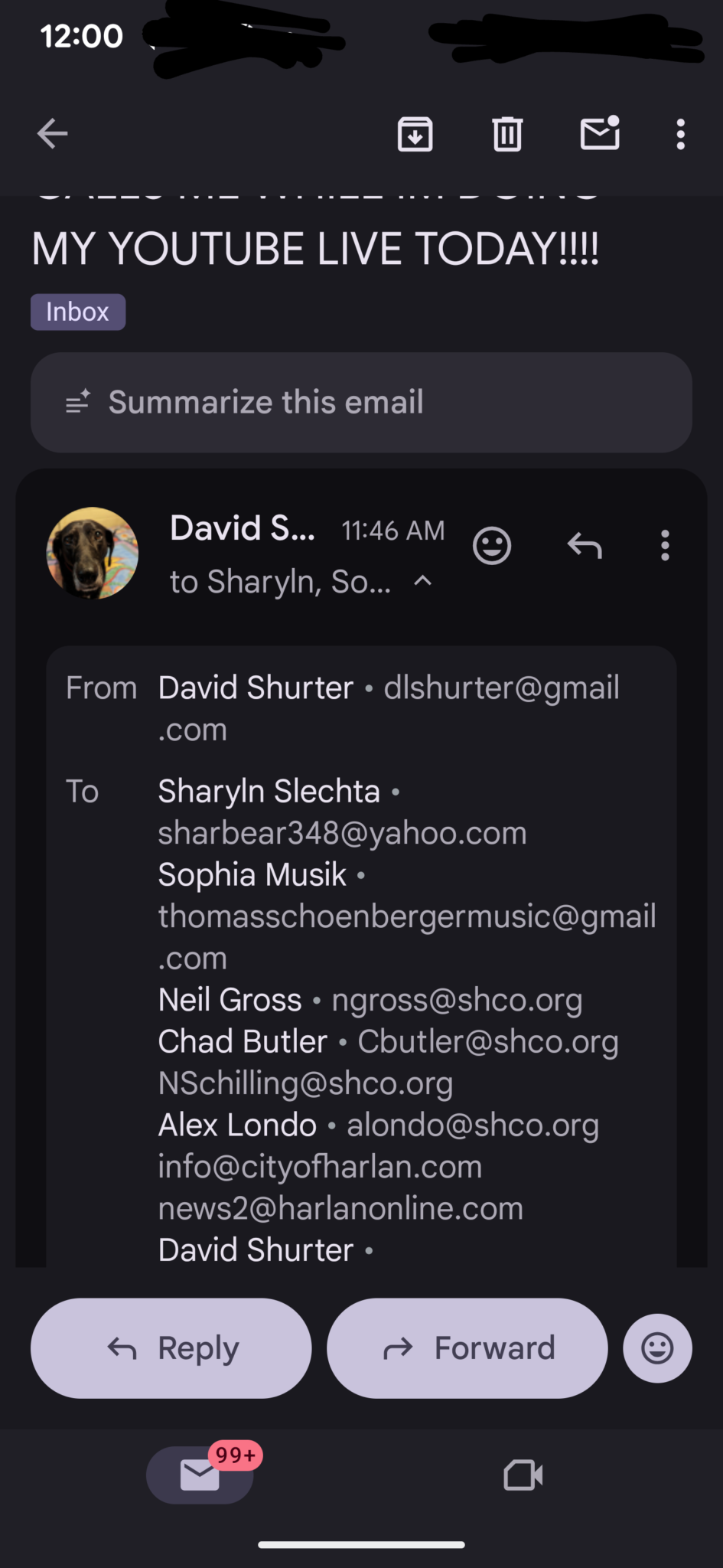 So Tere Joyce Calls Me TWICE with Unsolicited During My YouTube Live ...